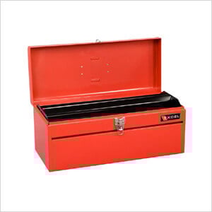 Excel TB136 | Excel Hardware Tool Box with Tray | 20 Inch Toolbox
