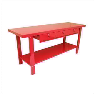 Excel Hardware TSC79111 | Red Work Bench | Workbench with Drawers ...