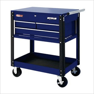 Waterloo UC310BU | Waterloo Blue Utility Cart | Metal Tool Cart ...