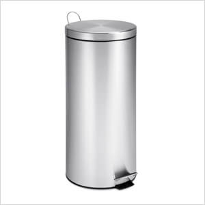 Honey Can Do TRS-02110 | 30L Trash Can | Stainless Steel Trash Can