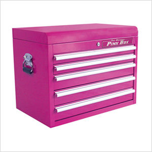 The Pink Box PB2605C | The Pink Box Tool Storage | 5-Drawer Tool Chest