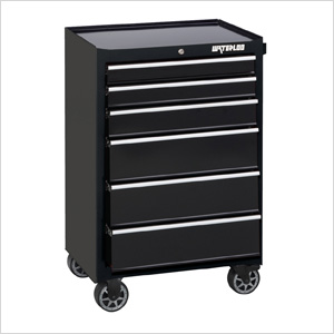 Waterloo WCA-266BK | 6-Drawer 26-Inch Black Tool Cabinet
