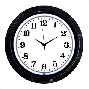 Neonetics 8BANDW | Standard White Neon Clock