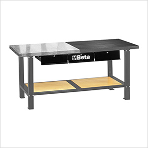 Beta Tools C56 G | 3-Drawer Dual-Top Workbench