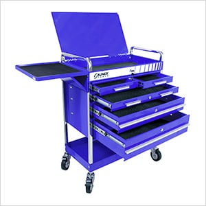 Sunex 8045BL | Professional 5-Drawer Service Cart with Locking Top