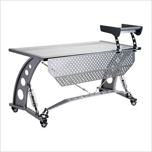 Pitstop Furniture GT Spoiler Desk with Privacy Screen