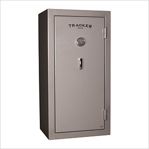 Tracker Safe TS24-ESR-GRY | 24-Gun Fire-Resistant Gun Safe with ...