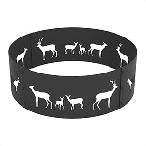 Blue Sky FR36FRM02 | 36 in. Round Elk Decorative Fire Ring