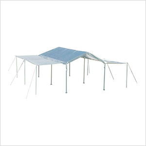 ShelterLogic 25730 | 10x20 Canopy Extension and Sidewall Kit for 1-3/8 ...