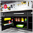 Proslat 72001K | Black and Silver Tool Cabinet System