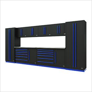 Proslat 75004K | Black and Blue Tool Cabinet System