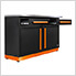 Fusion Pro Base Cabinet with Stainless Steel Work Surface (Orange)
