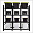 Bin Warehouse DFAE2MBW0431-HD | 12 Tote Storage System (32 Gallon)