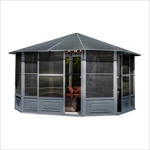 Gazebo Penguin 41212MR-32 | 12 ft. x 12 ft. Florence Solarium with ...