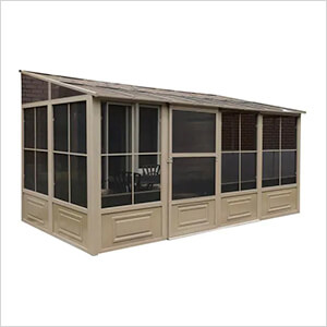 Gazebo Penguin W1608MR-12 | 8 ft. x 16 ft. Florence Solarium with Metal ...