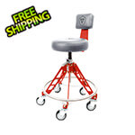 Vyper Chair ESM-B-B-B | Elevated Steel Max Shop Stool (Black Seat ...