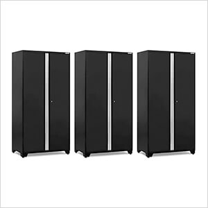 3 x PRO Series Black 42 in. Multi-Use Locker