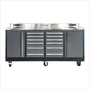 Dragonfire Tools 12D-HDC | 12-Drawer 7-Foot Heavy Duty Garage Workbench ...