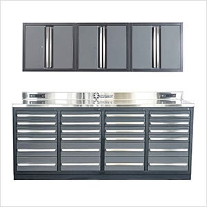Dragonfire Tools 24D-3WC | 24-Drawer 7-Foot Heavy Duty Garage Workbench ...