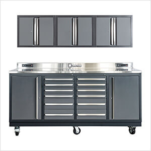 Dragonfire Tools 12D-HDC-3WC | 12-Drawer 7-Foot HD Workbench with ...