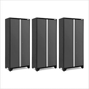 3 x BOLD Series 36-Inch Grey Locker