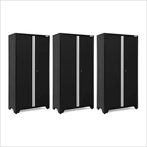 3 x BOLD Series 42-Inch Black Locker
