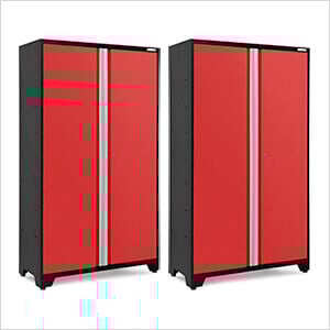 2 x BOLD Series 48-Inch Red Locker