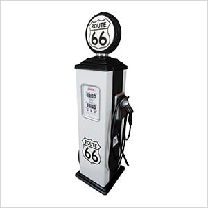 Route 66 Retro Gas Pump Replica Electric Vehicle (EV) Charger